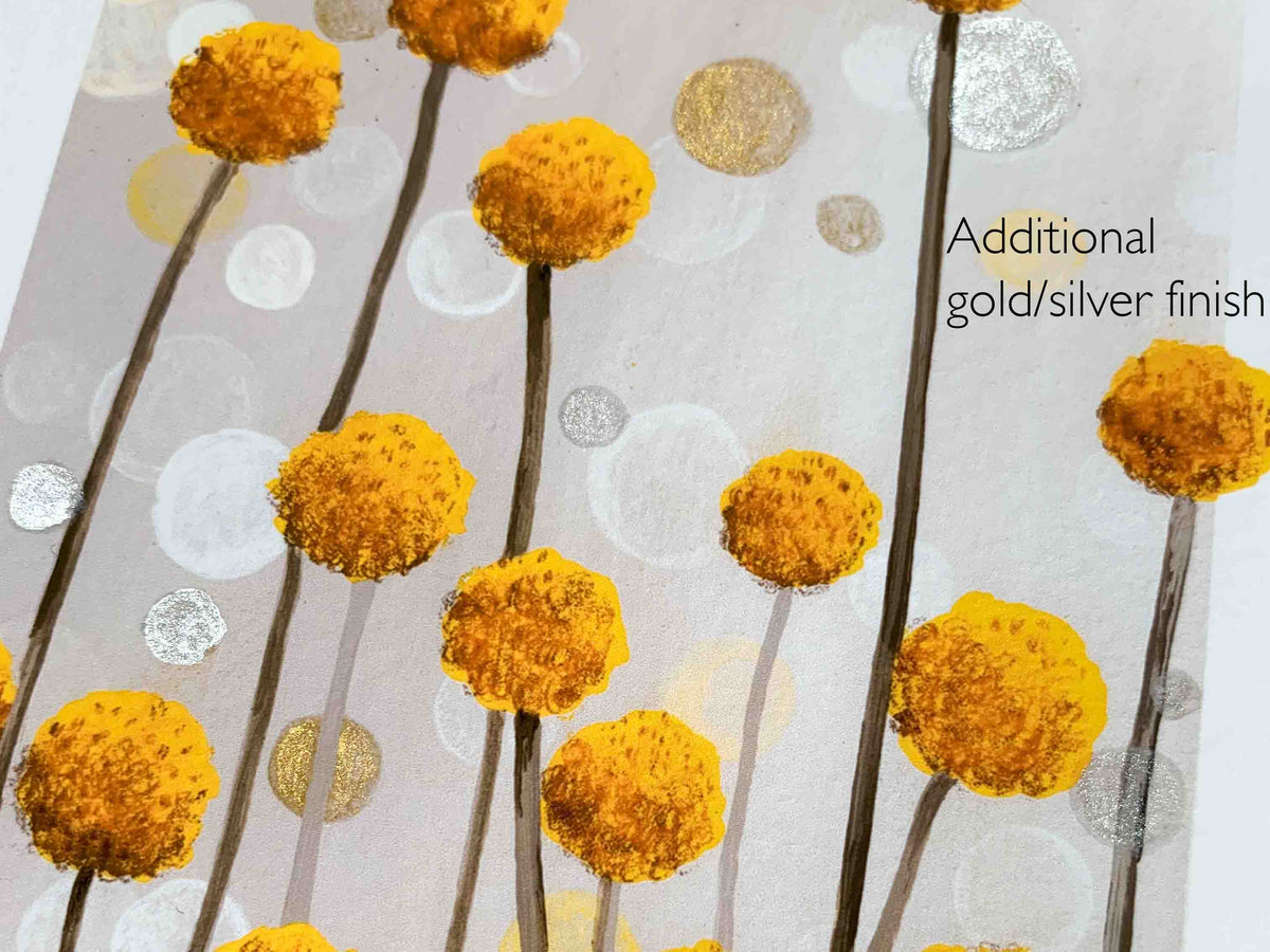 Billy Buttons - Art Print – Daisy Vibe